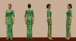 Mod The Sims - Qipao Default Replacement and Custom Versions