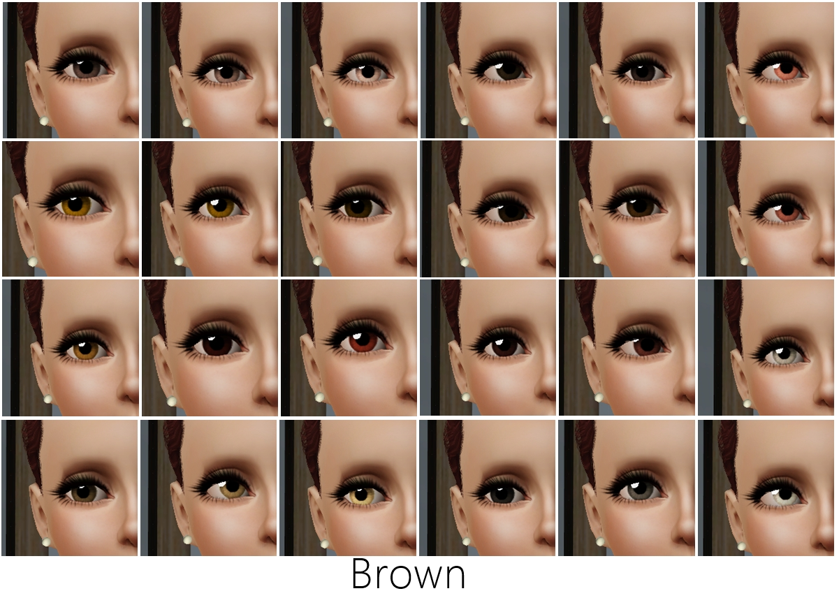 Mod The Sims 72 Eye Colours