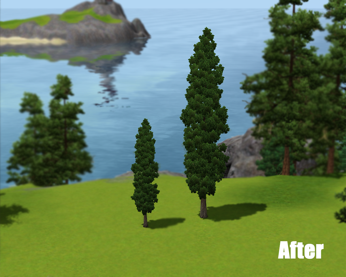 Mod The Sims - Italian Cypress Tree