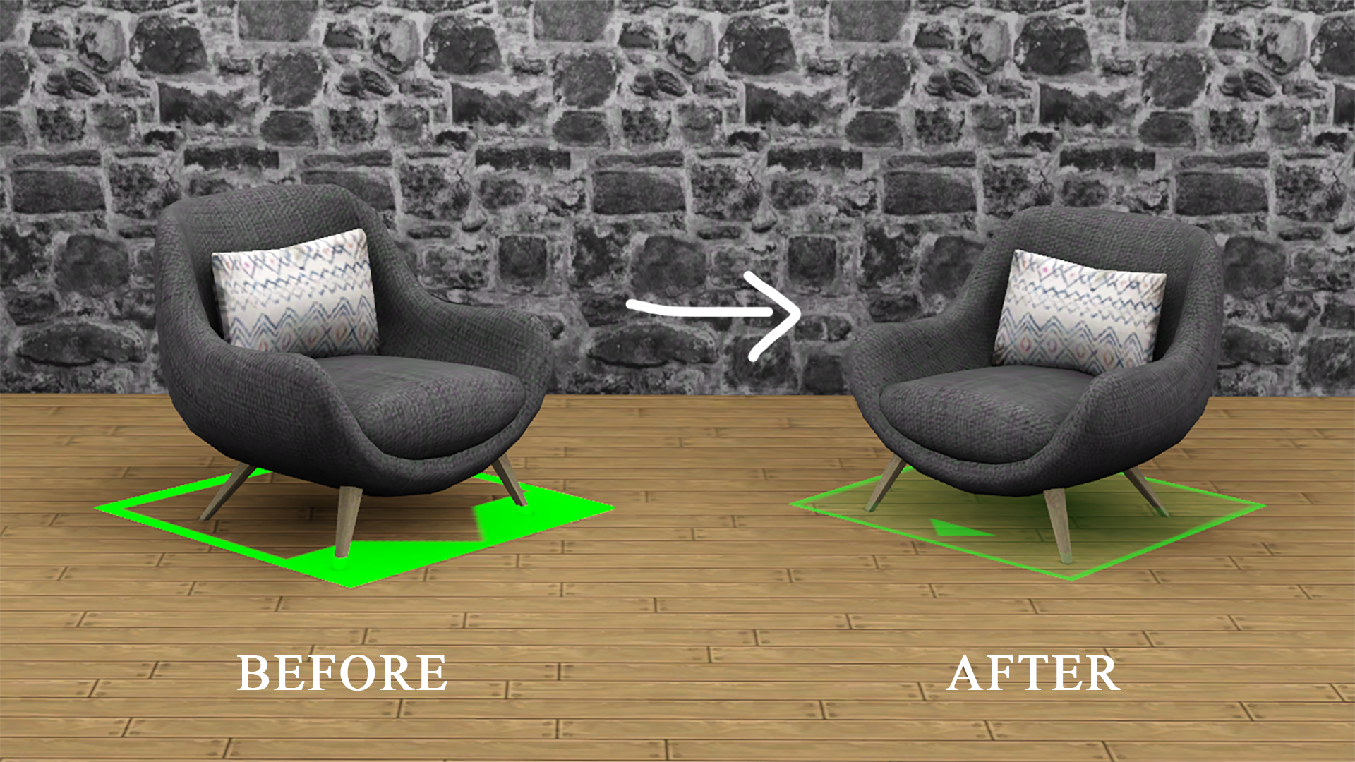 Mod The Sims - Object Placement Outlines Redesign