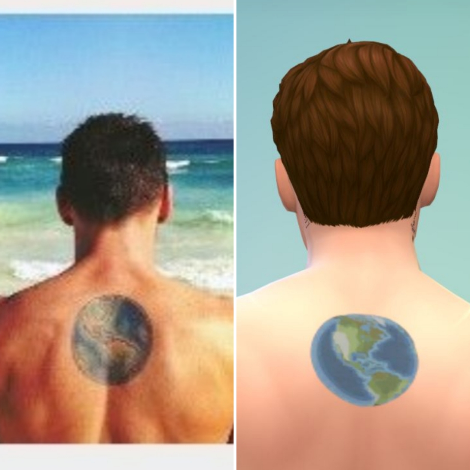Mod The Sims - Full Body Tattoo from Shannon Leto
