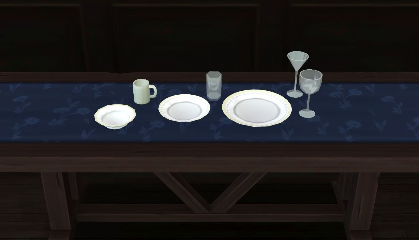 Mod The Sims - Dishes & Glassware Default Replacement (Update 4/6/25 ...