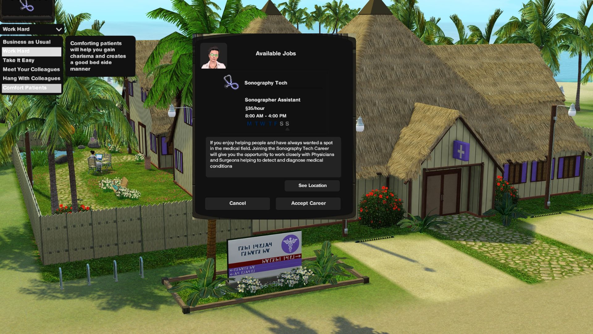 Mod The Sims - Sonography Tech Career