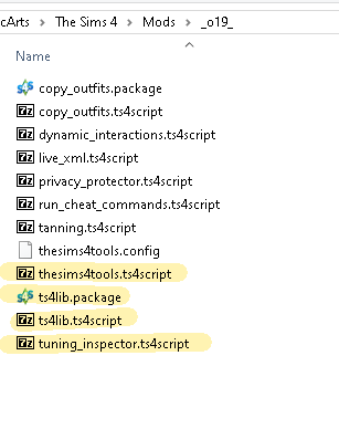 Mod The Sims - Tuning Inspector - Resurrections