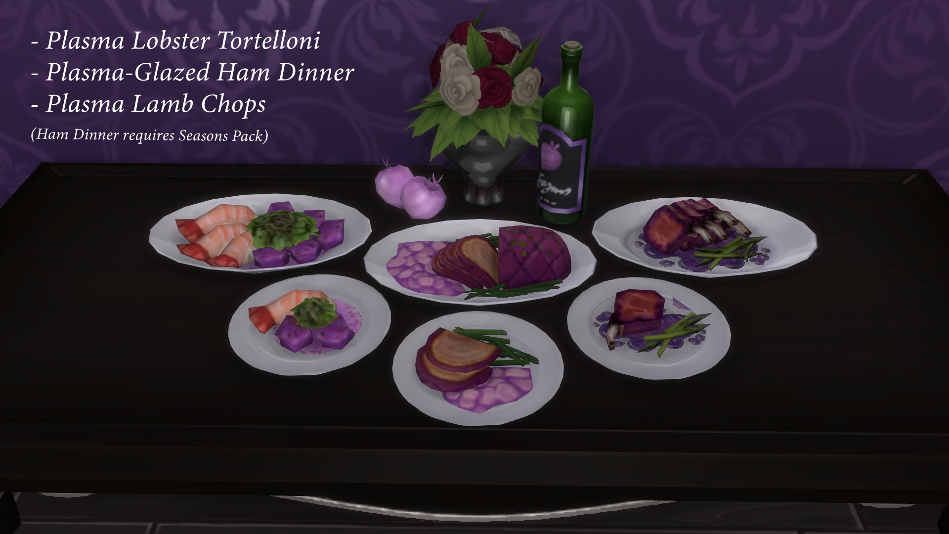 Mod The Sims - Plasma Fruit Recipes from TS4 foods & drinks