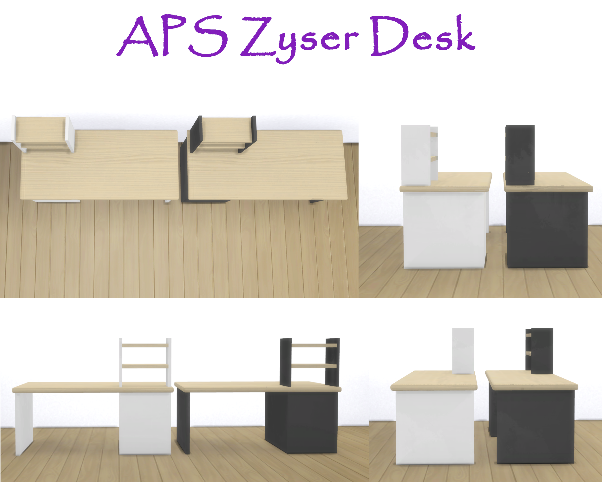 Mod The Sims - APS Zyser Desk