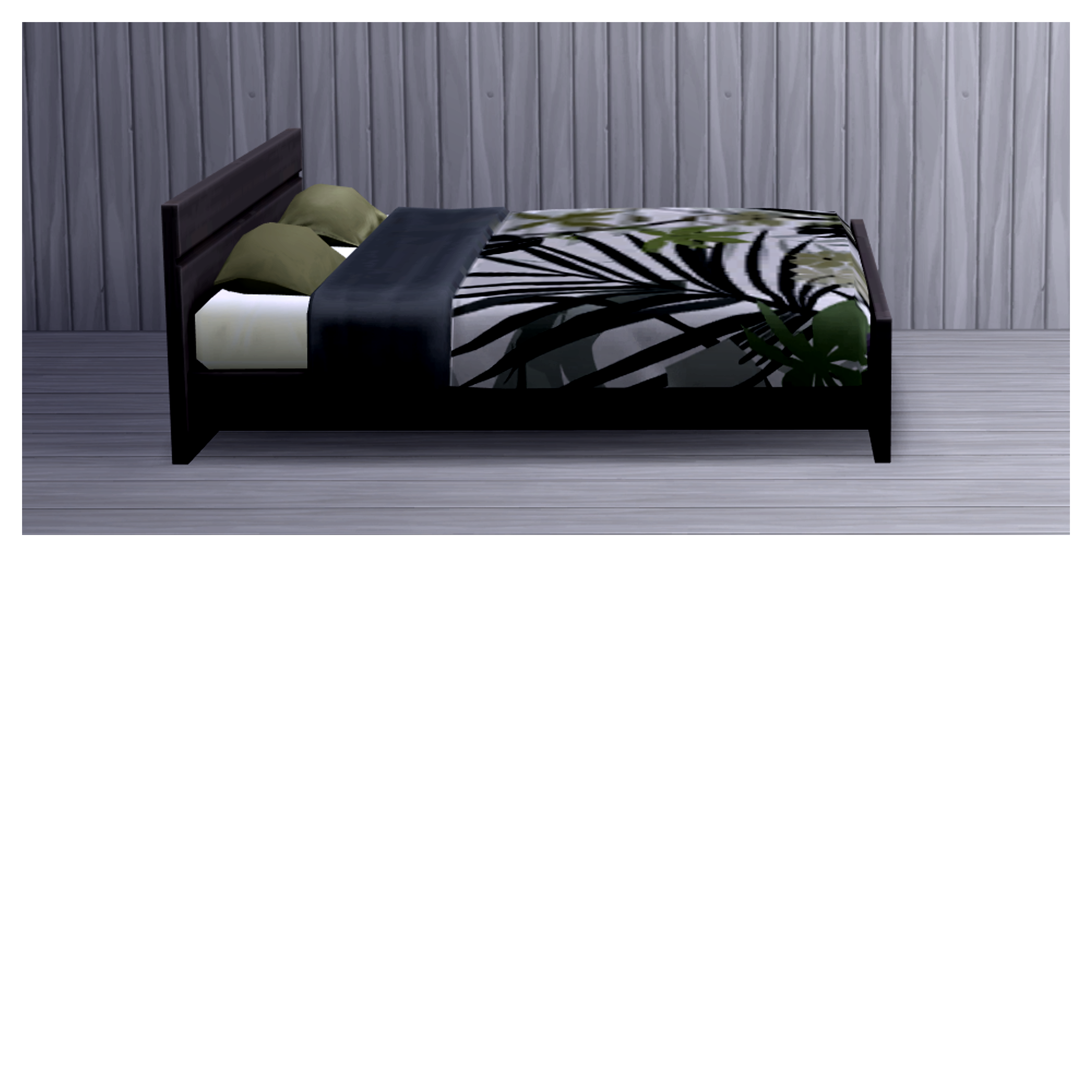 Mod The Sims - Tropical Vibes - double bed recolor