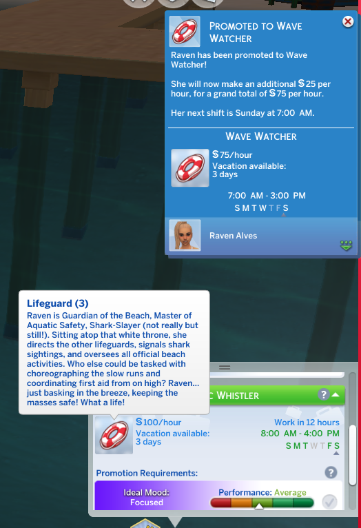 Mod The Sims - Active Lifeguard Career and Venue Type Slow Runners