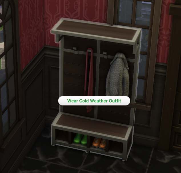 Mod The Sims - Decor with a Purpose: Functional Coat Racks