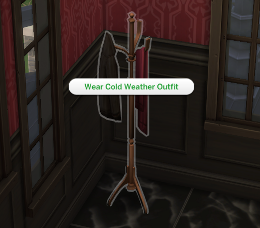 Mod The Sims - Decor with a Purpose: Functional Coat Racks