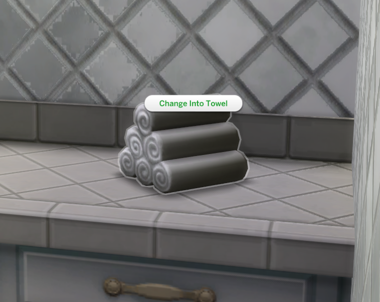 Mod The Sims - Decor with a Purpose: Functional Bath Towels