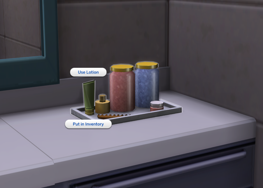 Mod The Sims - Decor with a Purpose: Functional Lotion