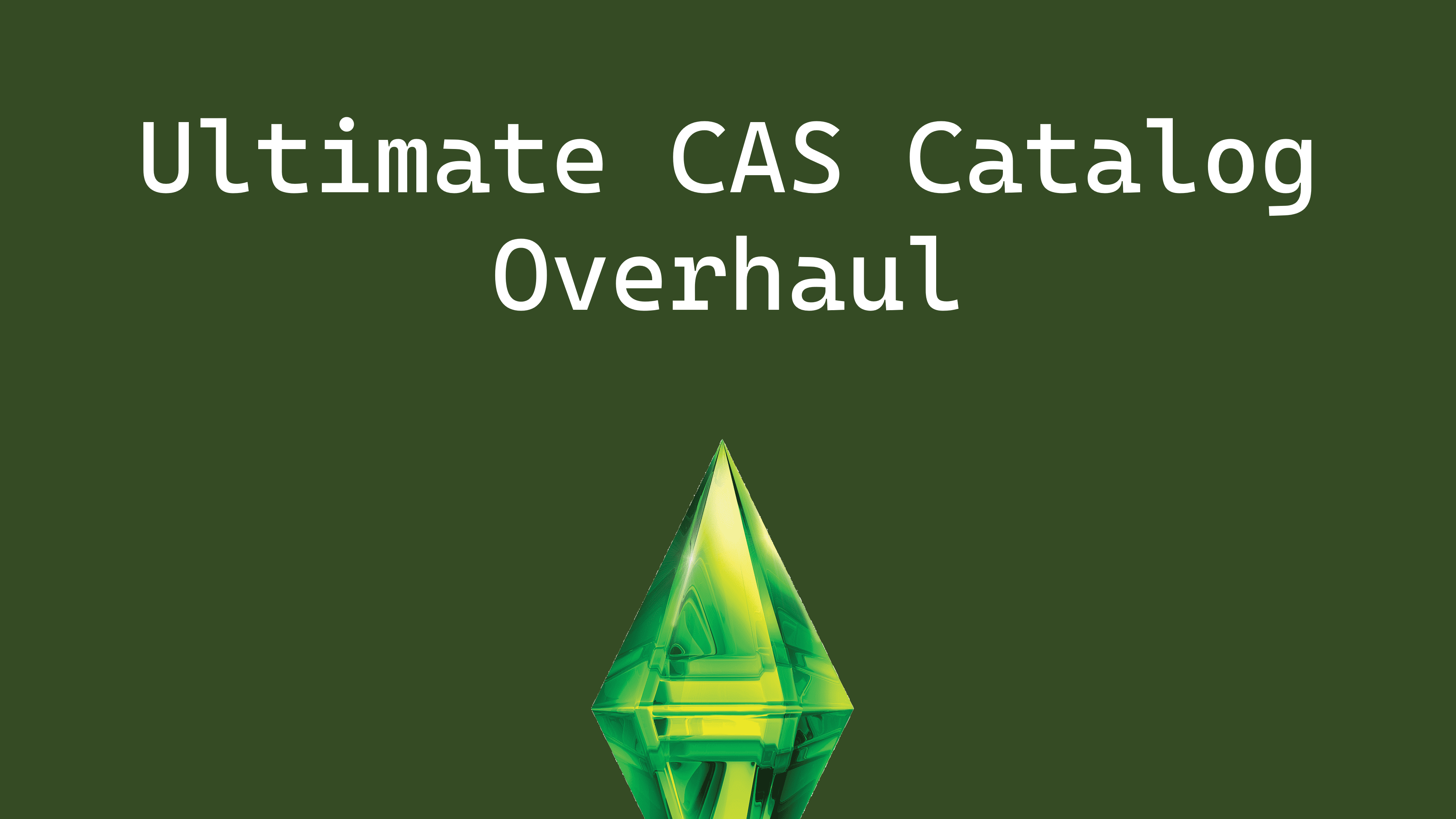 Mod The Sims - Ultimate CAS Catalog Overhaul - Fixes and overhauls the ...