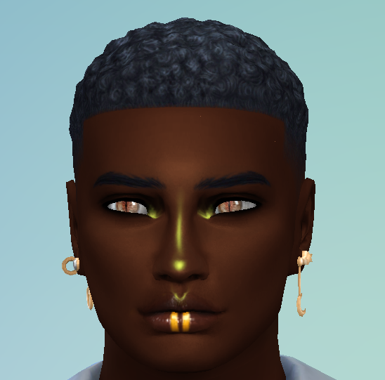 Mod The Sims - TS4 Skin shine in rainbow colors as skin detail