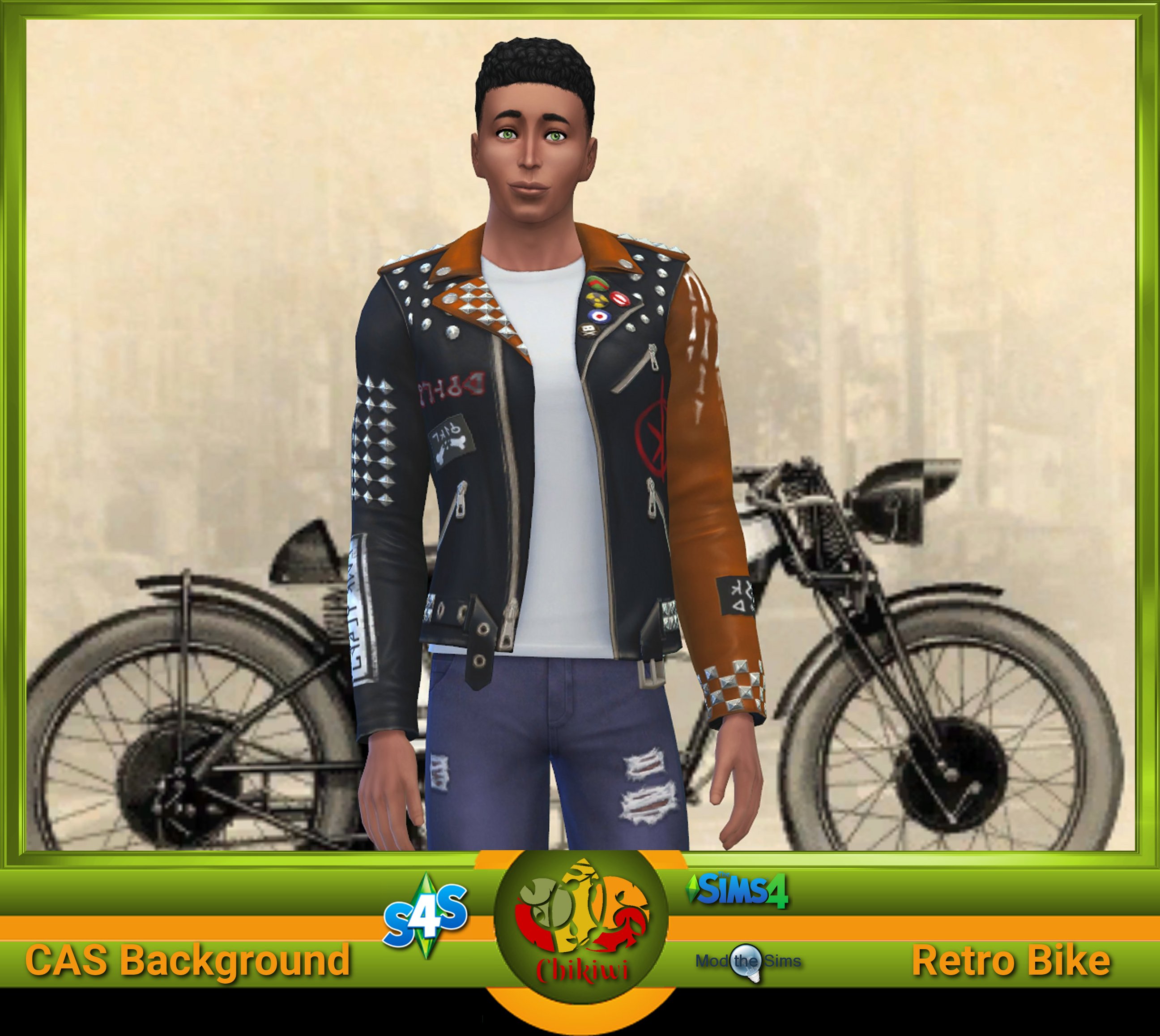 Mod The Sims - Retro Bike - CAS Background