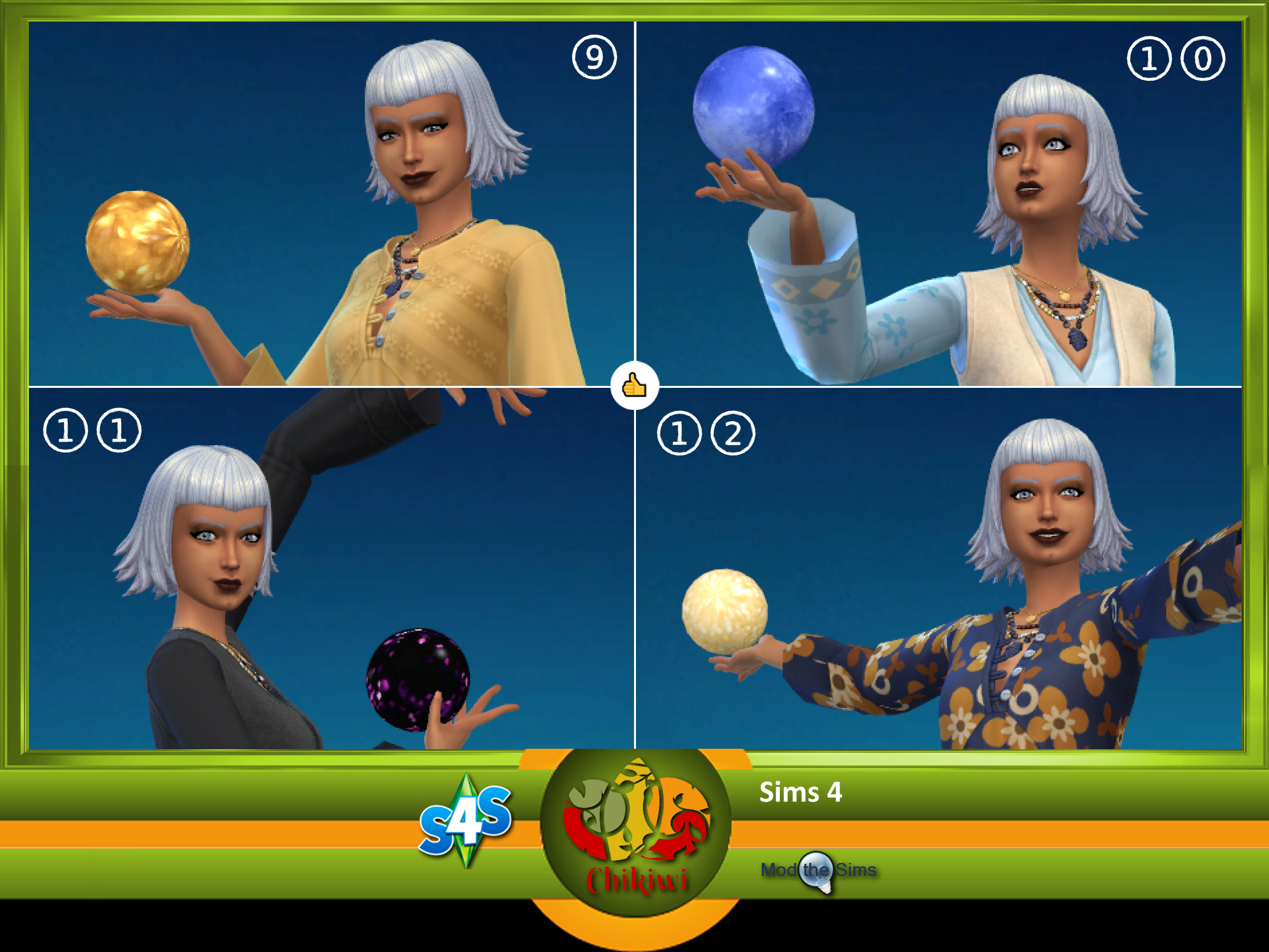 Mod The Sims - Crystal Ball Accessory Recolors