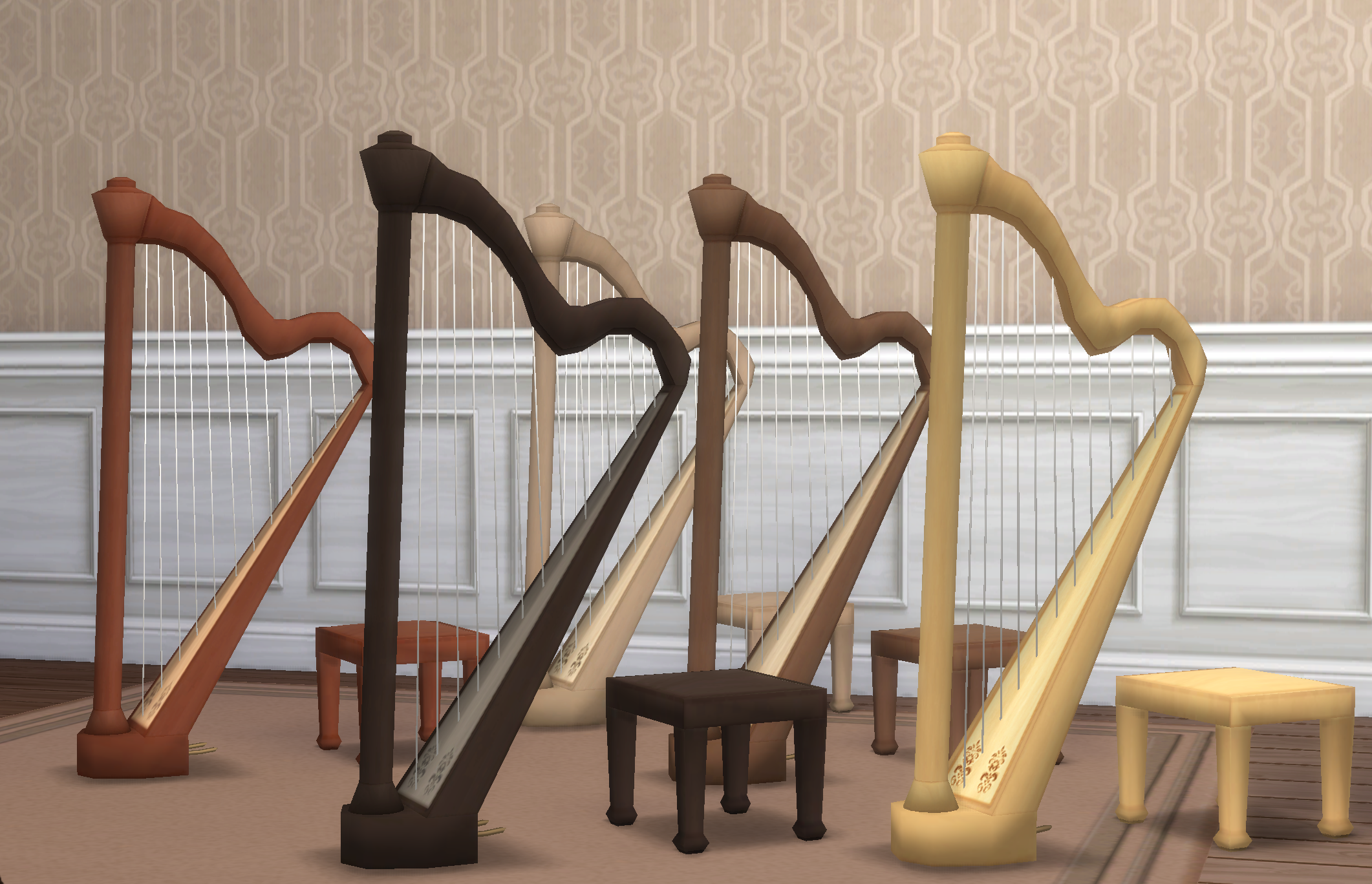 Mod The Sims - Playable Harp Mod