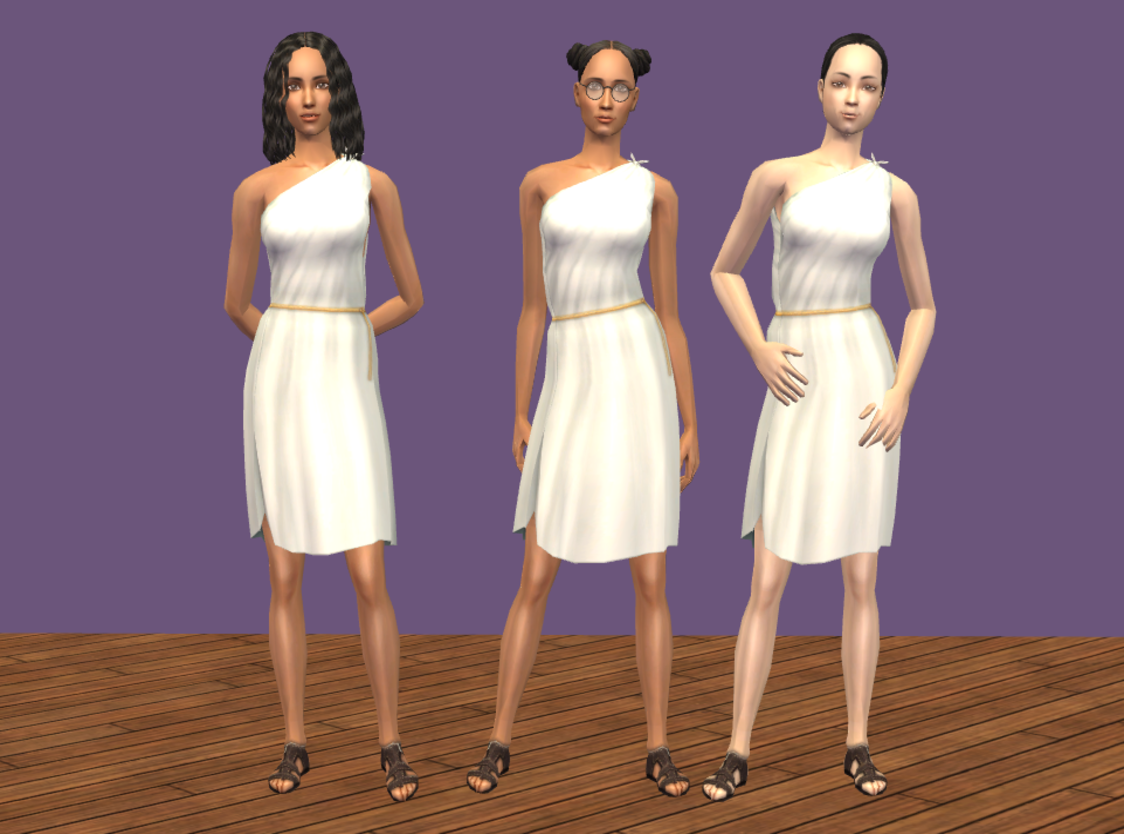Mod The Sims - MALE/FEMALE - TOGA unhidden