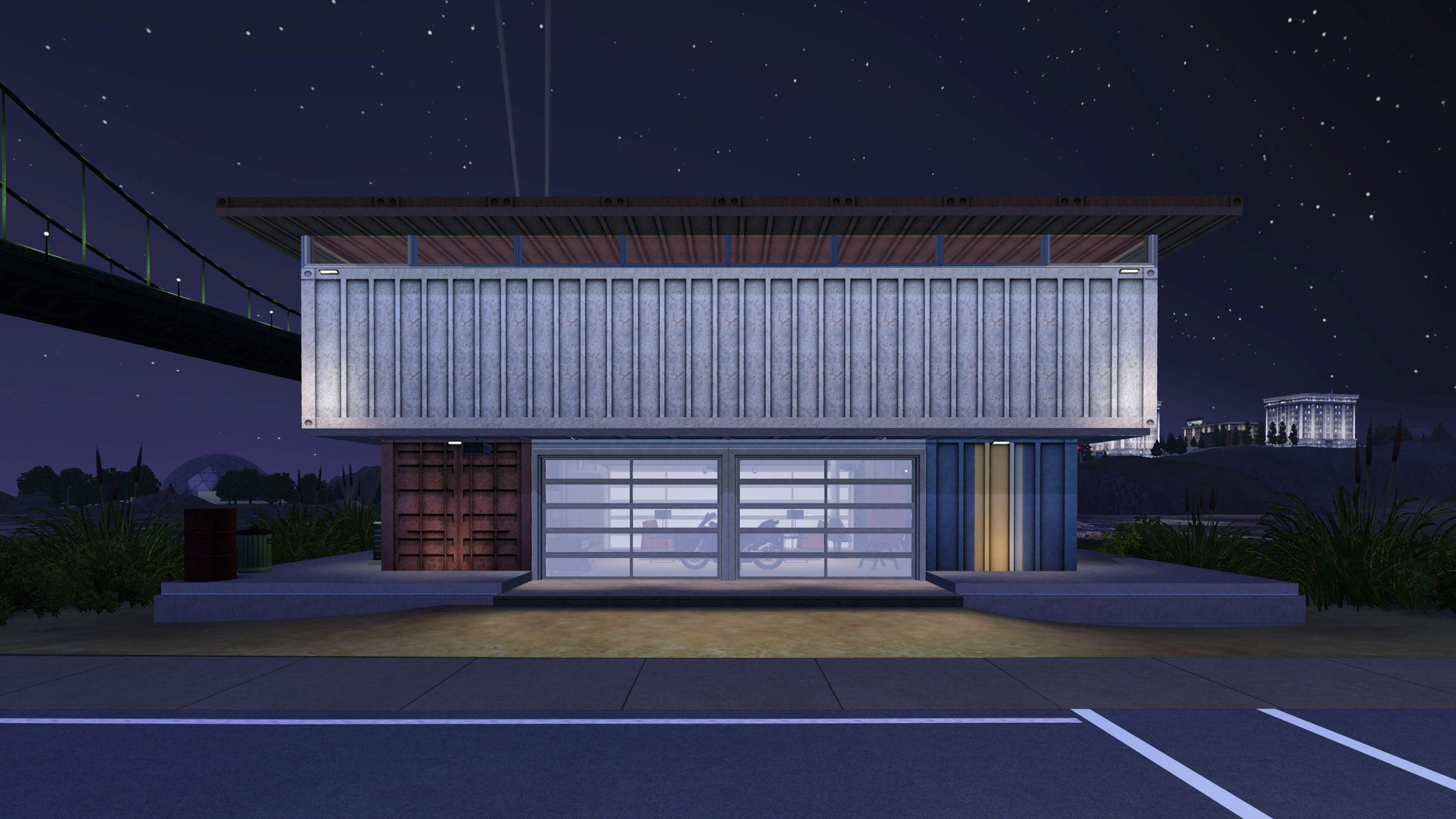 Mod The Sims - TRON Sam Flynn's Container House