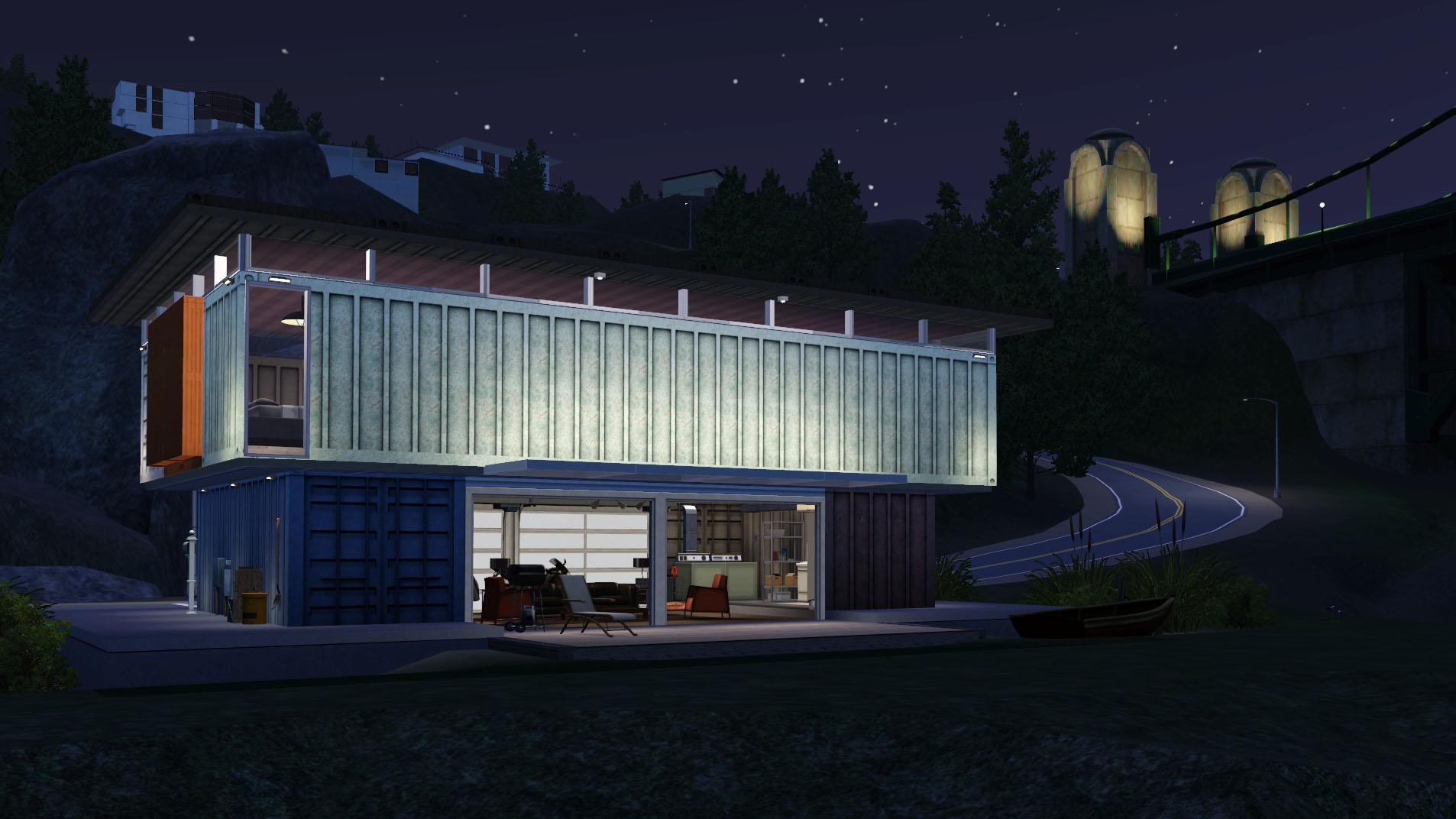 Tron Shipping Container Home Interior TRON Sam Flynn's Container