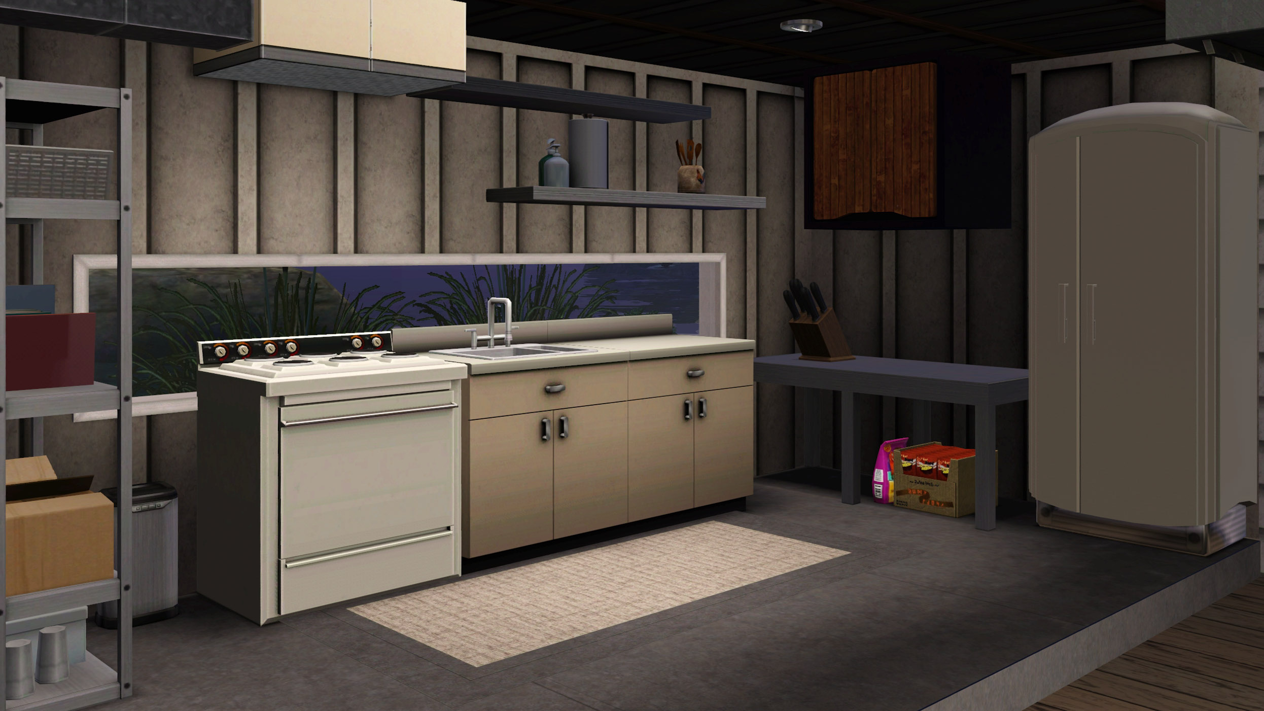 Mod The Sims - TRON Sam Flynn's Container House