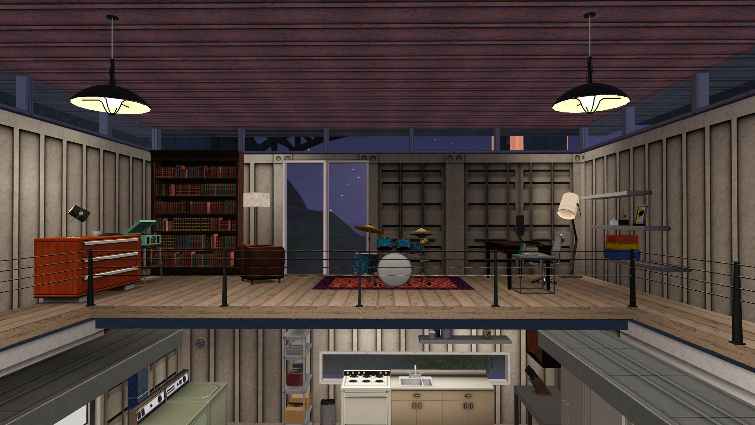 Mod The Sims - TRON Sam Flynn's Container House