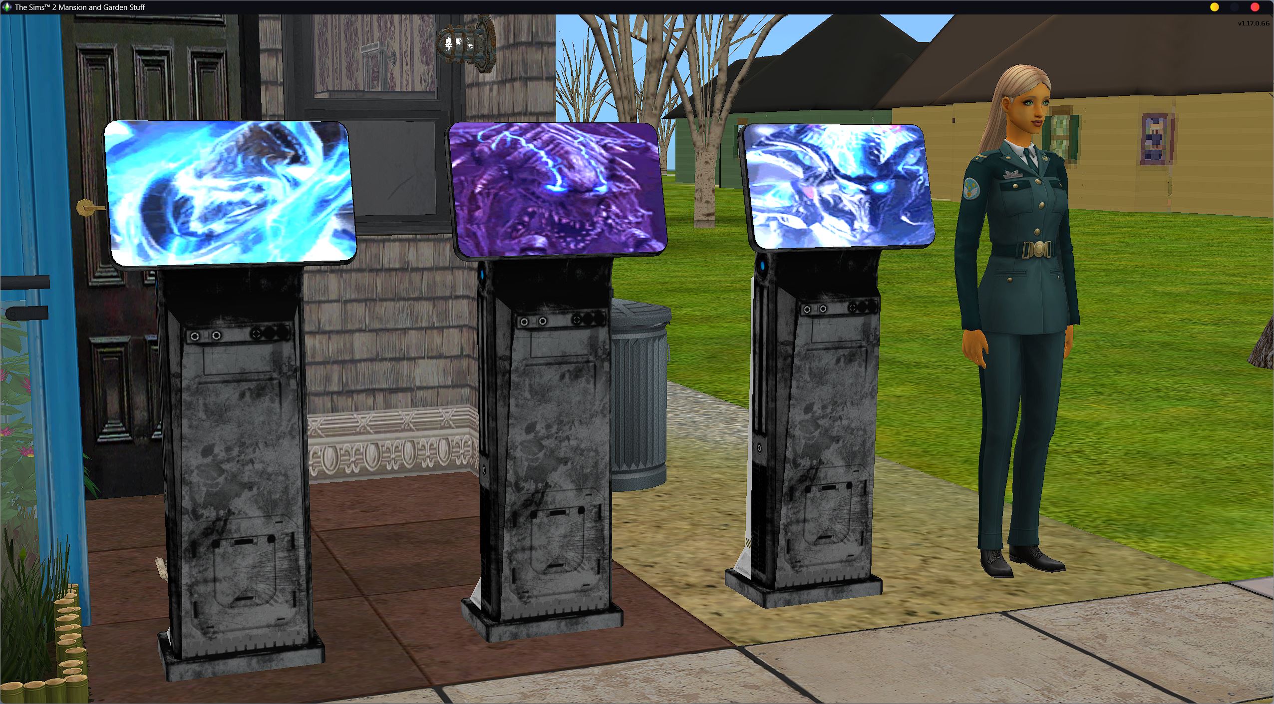 Mod The Sims - sci-fi information panel
