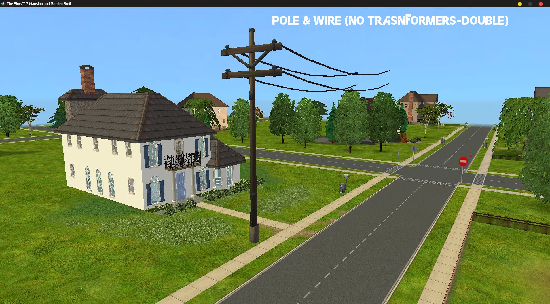 Mod The Sims - 4t2 Telephone Pole and Wire