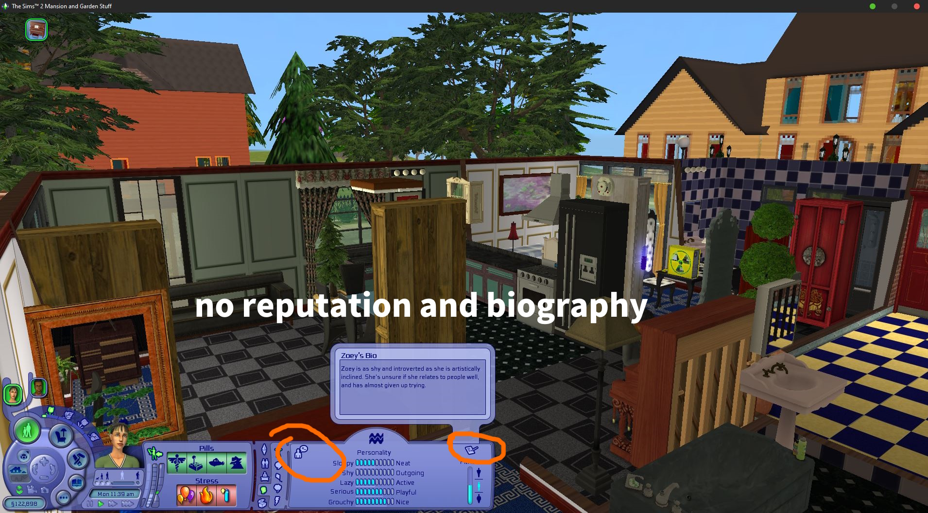 Mod The Sims - UI Edit for Purists