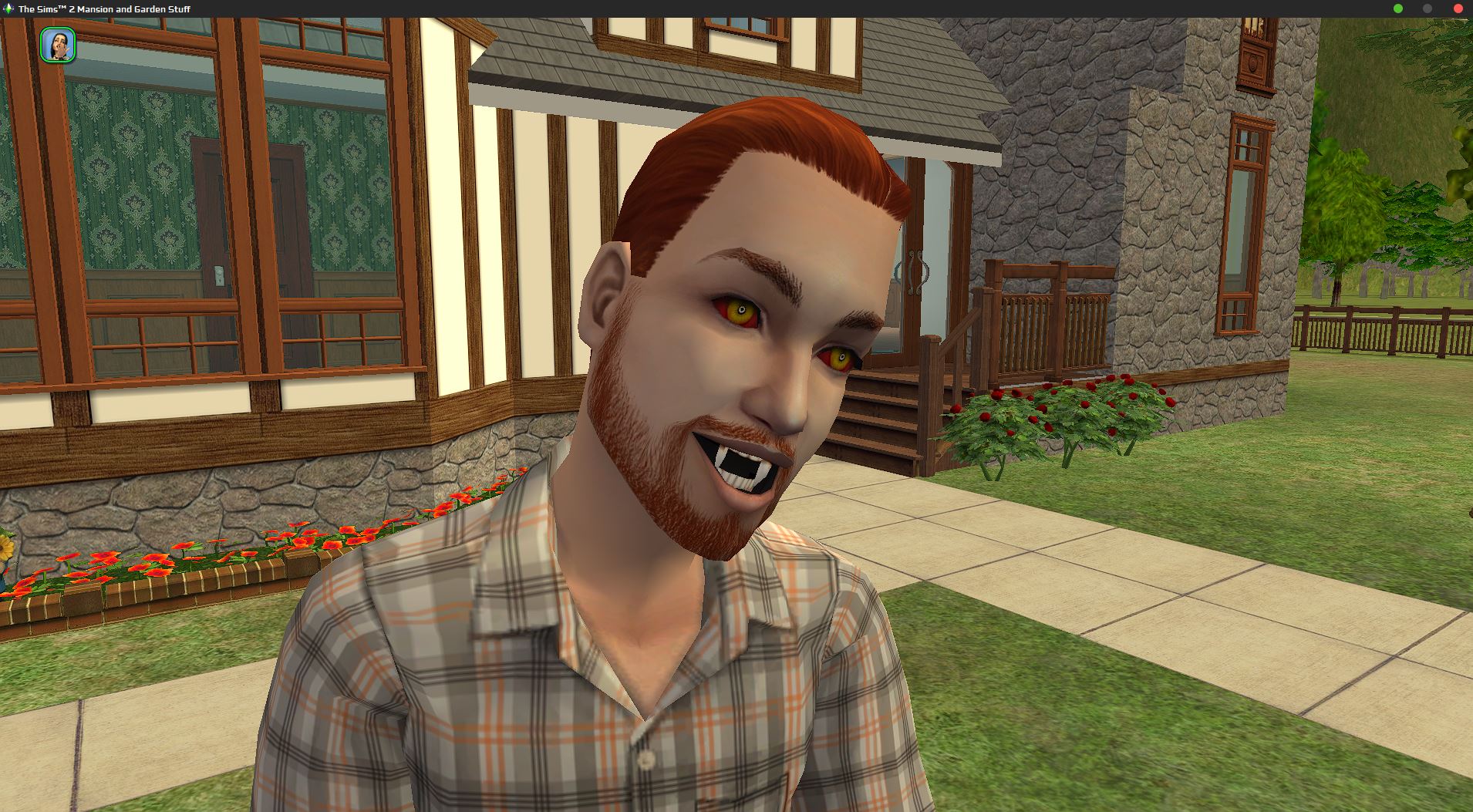 Mod The Sims - blue flashing vampire fangs [fix]