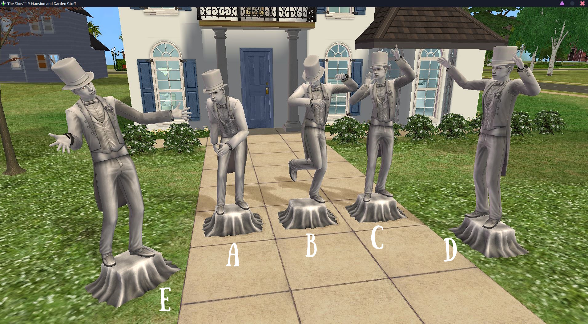 Mod The Sims - decorative sim statues