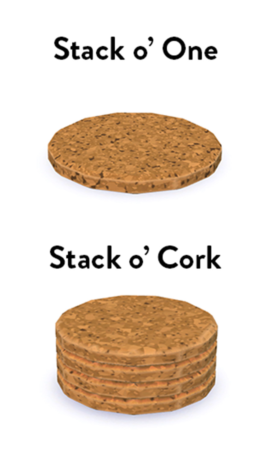 Mod The Sims - Stack o' Cork - BGC deco clutter trivets