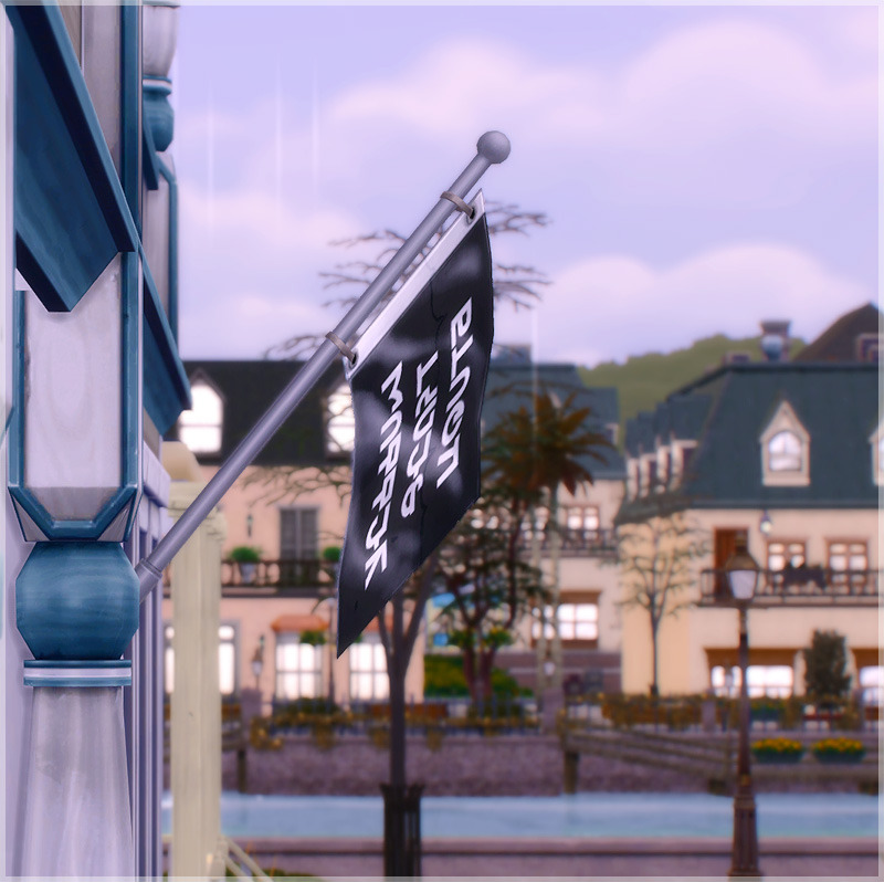 Mod The Sims - True Colors - BGC Deco Flagpole