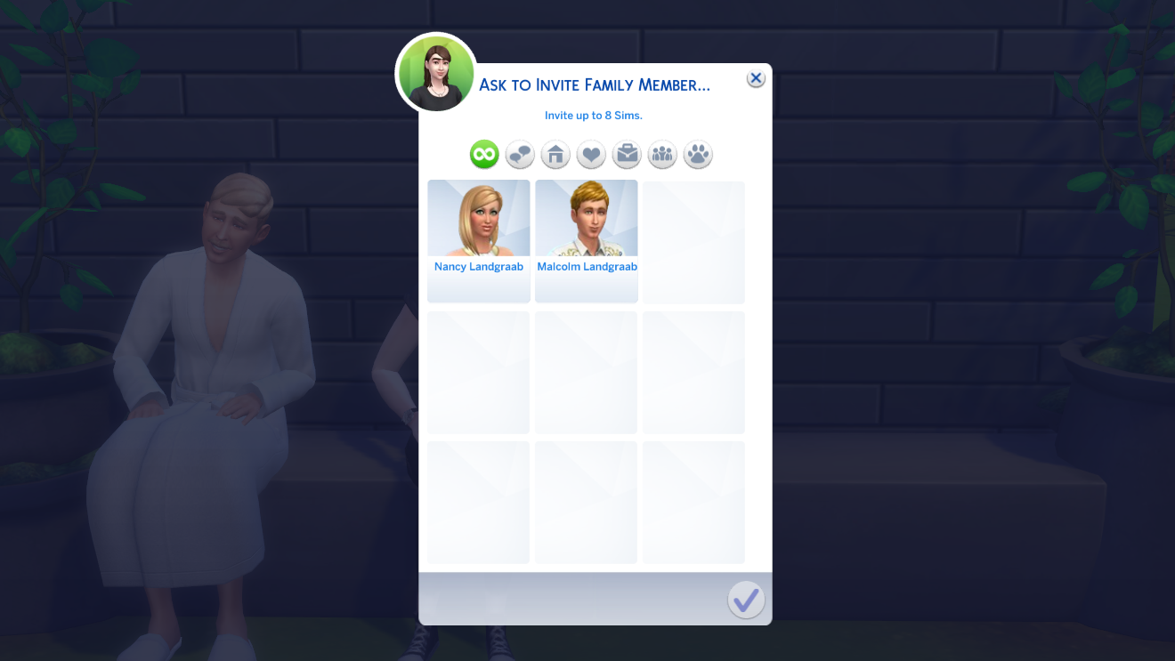 Mod The Sims - Ask to Invite Family Member Interaction