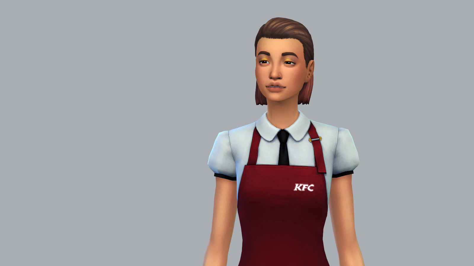 Mod The Sims - Kfc Uniform + Cap