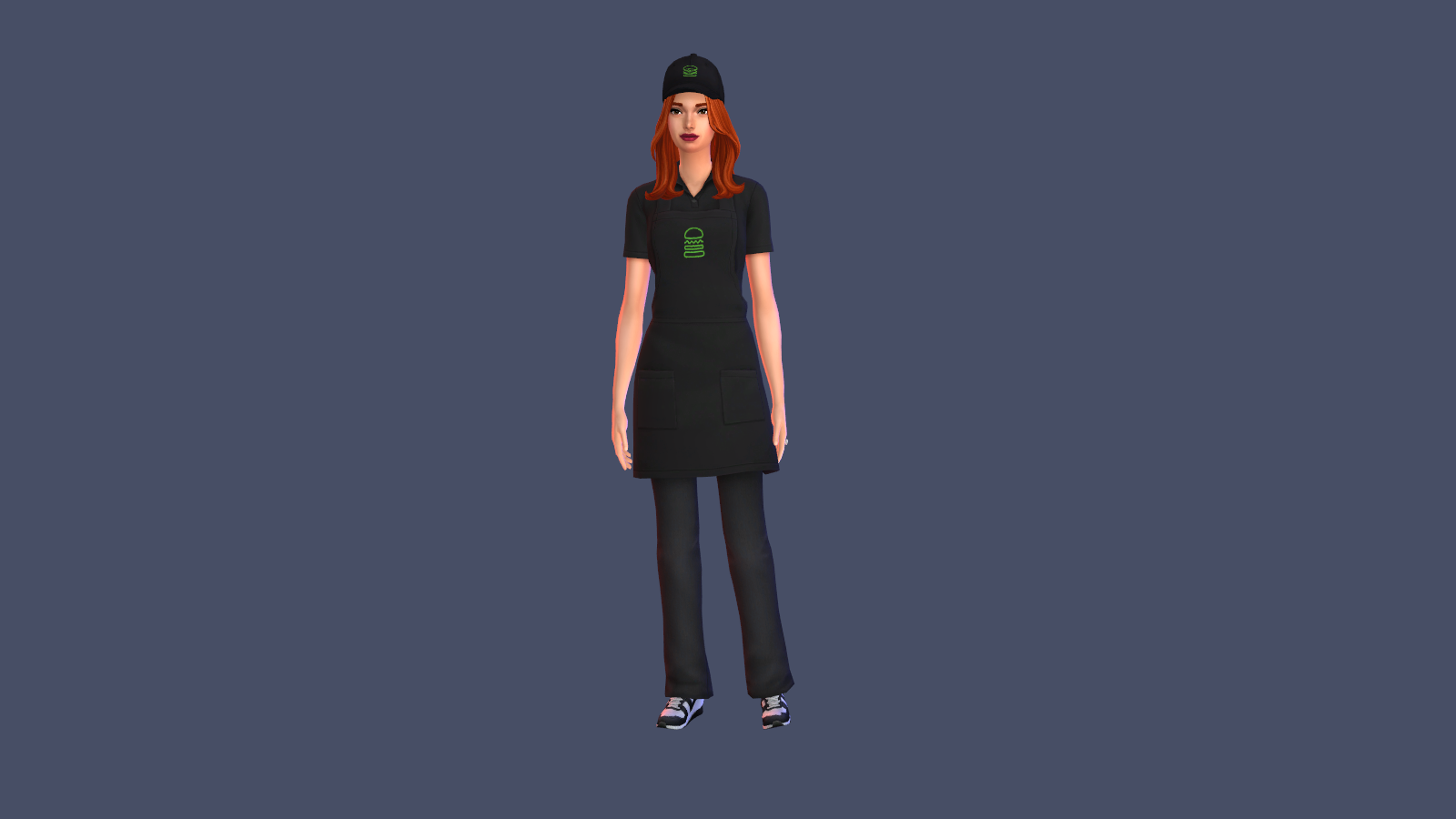 Mod The Sims - Shake Shack Uniform + Cap