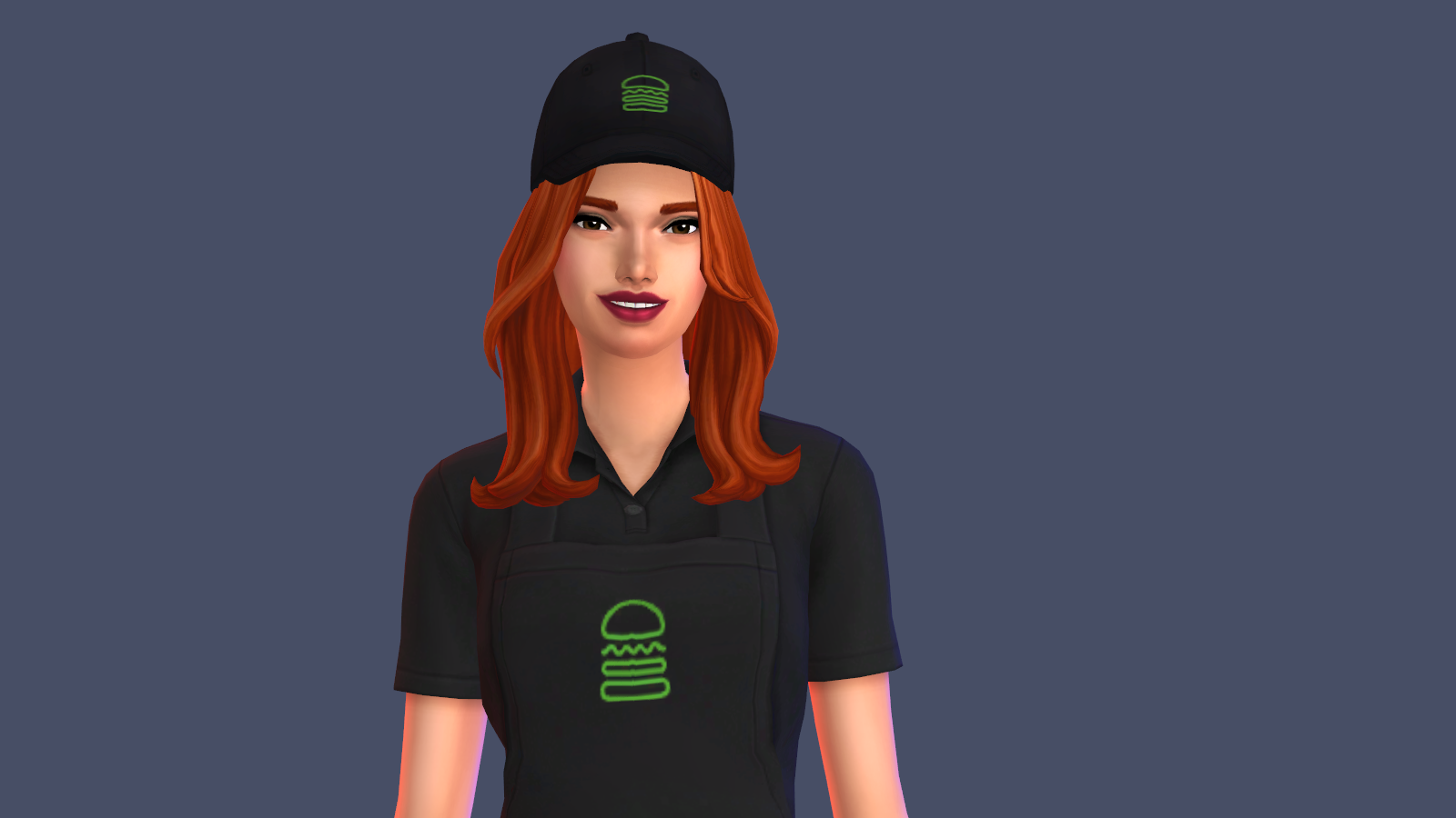 Mod The Sims - Shake Shack Uniform + Cap