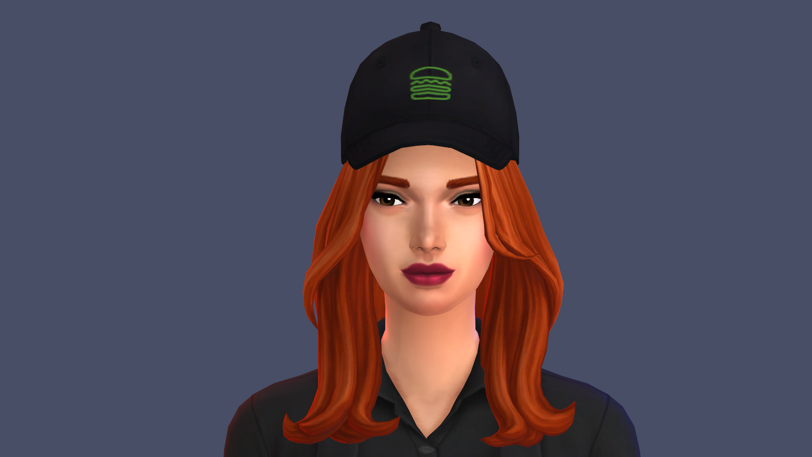 Mod The Sims - Shake Shack Uniform + Cap