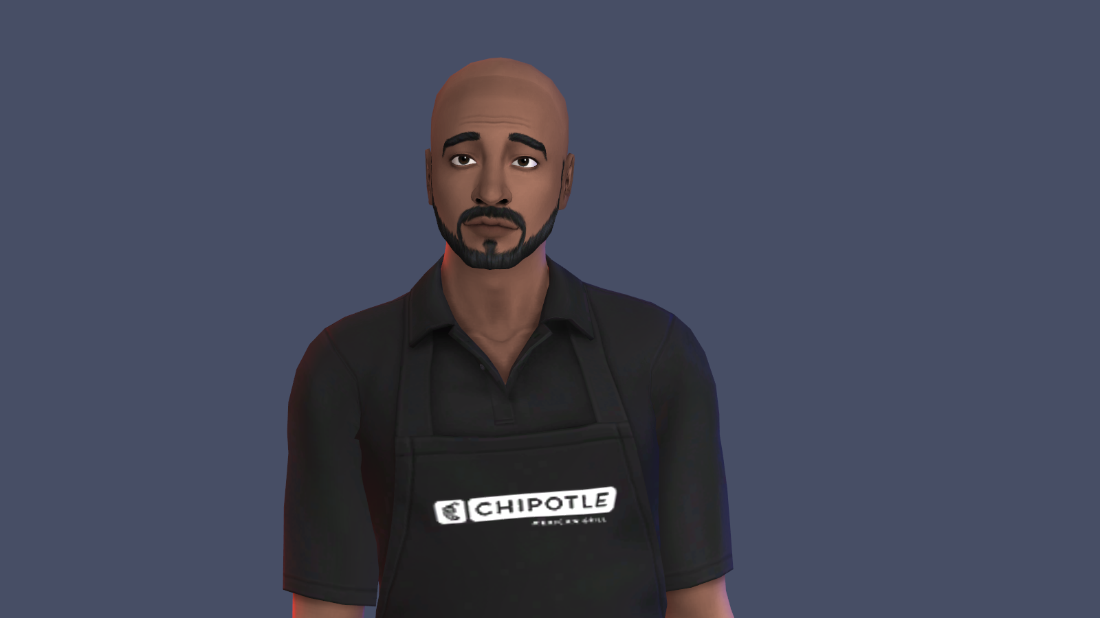 Mod The Sims - Chipotle Uniform + Hat
