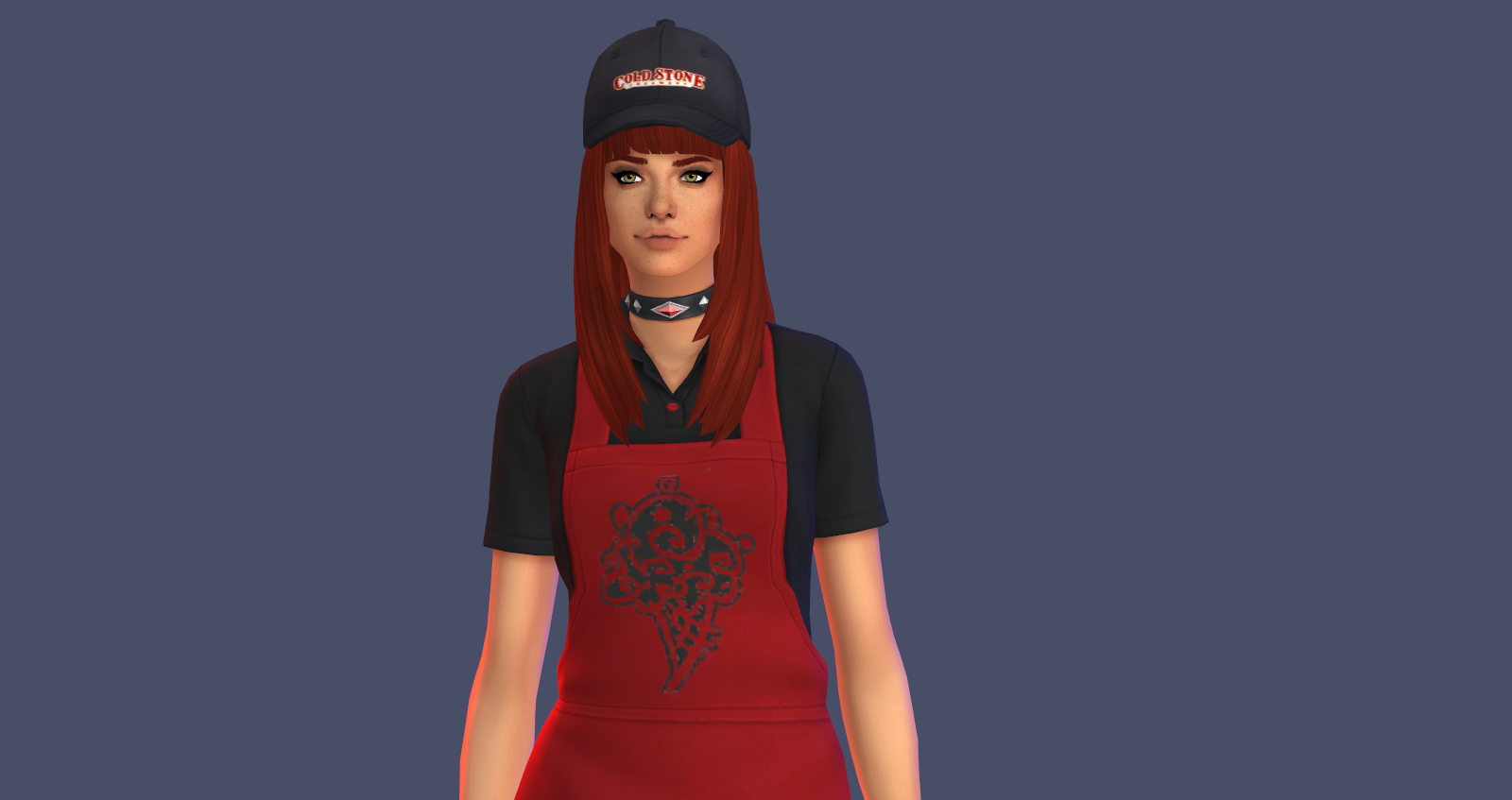 Mod The Sims - Cold Stone Creamery Uniform + Hat