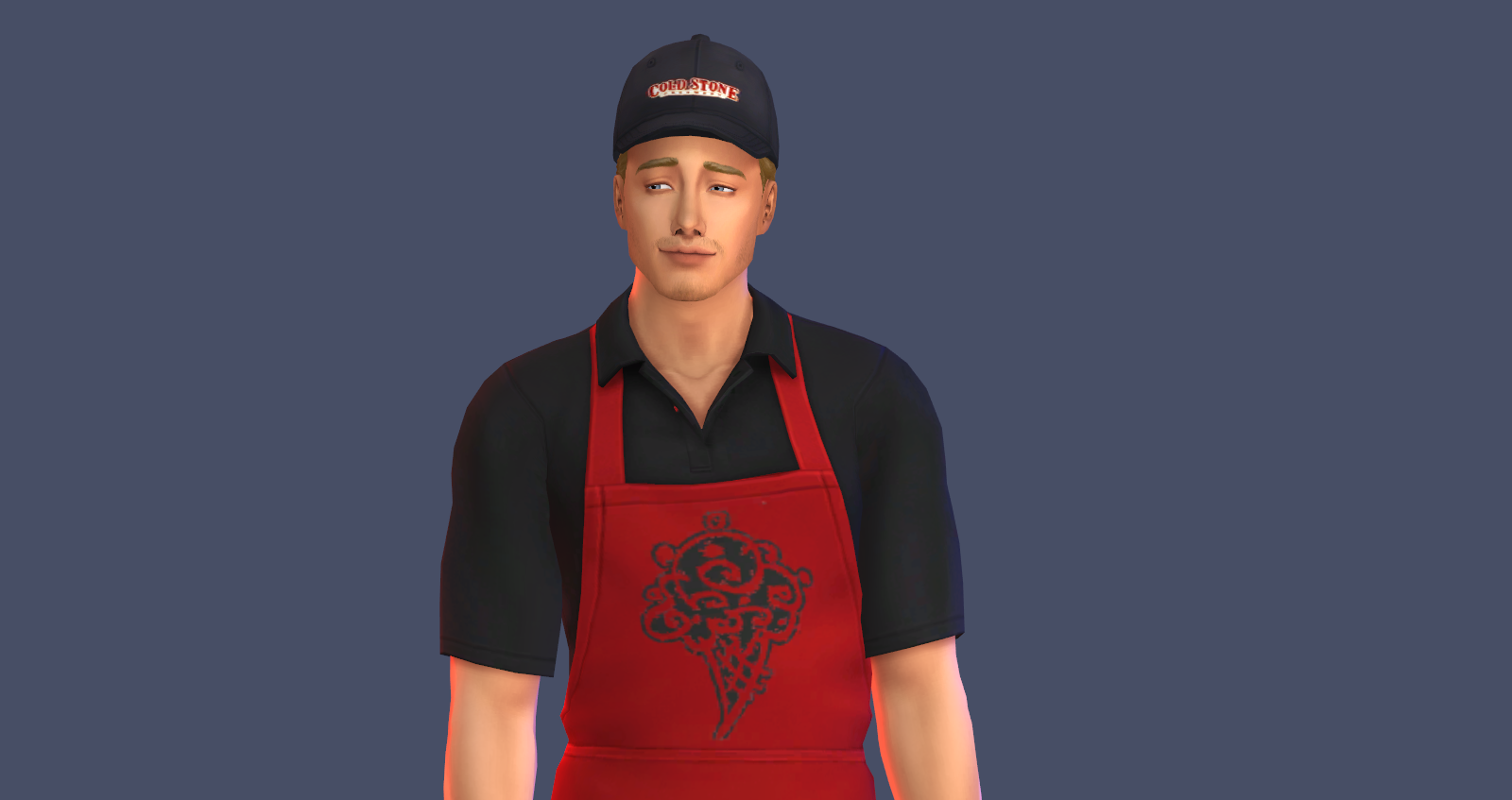 Mod The Sims - Cold Stone Creamery Uniform + Hat