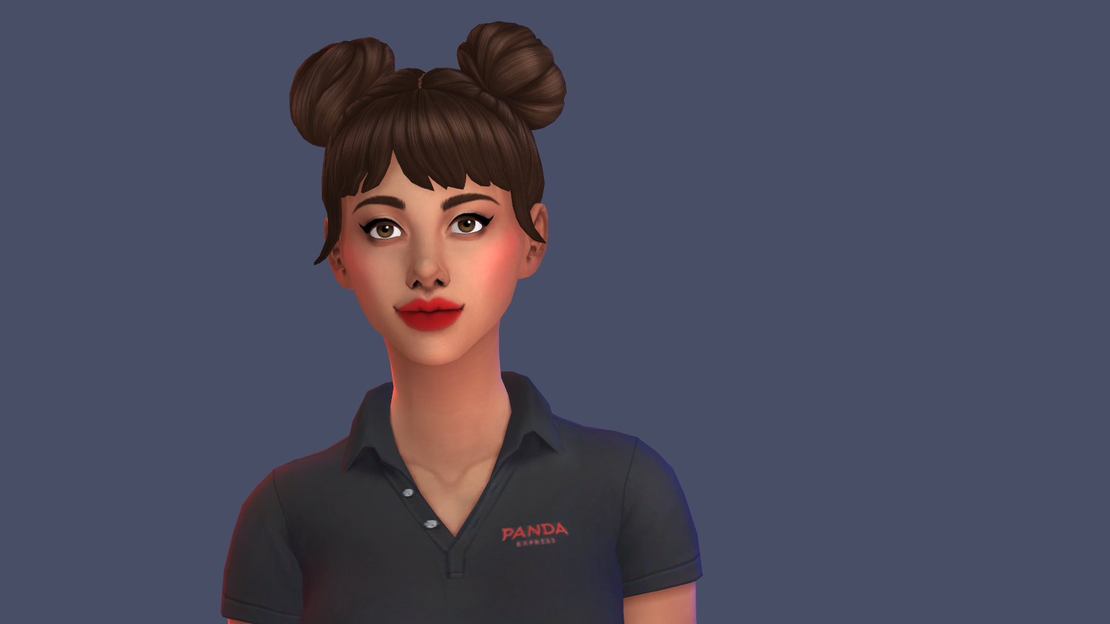 Mod The Sims - Panda Express Uniform + Hat