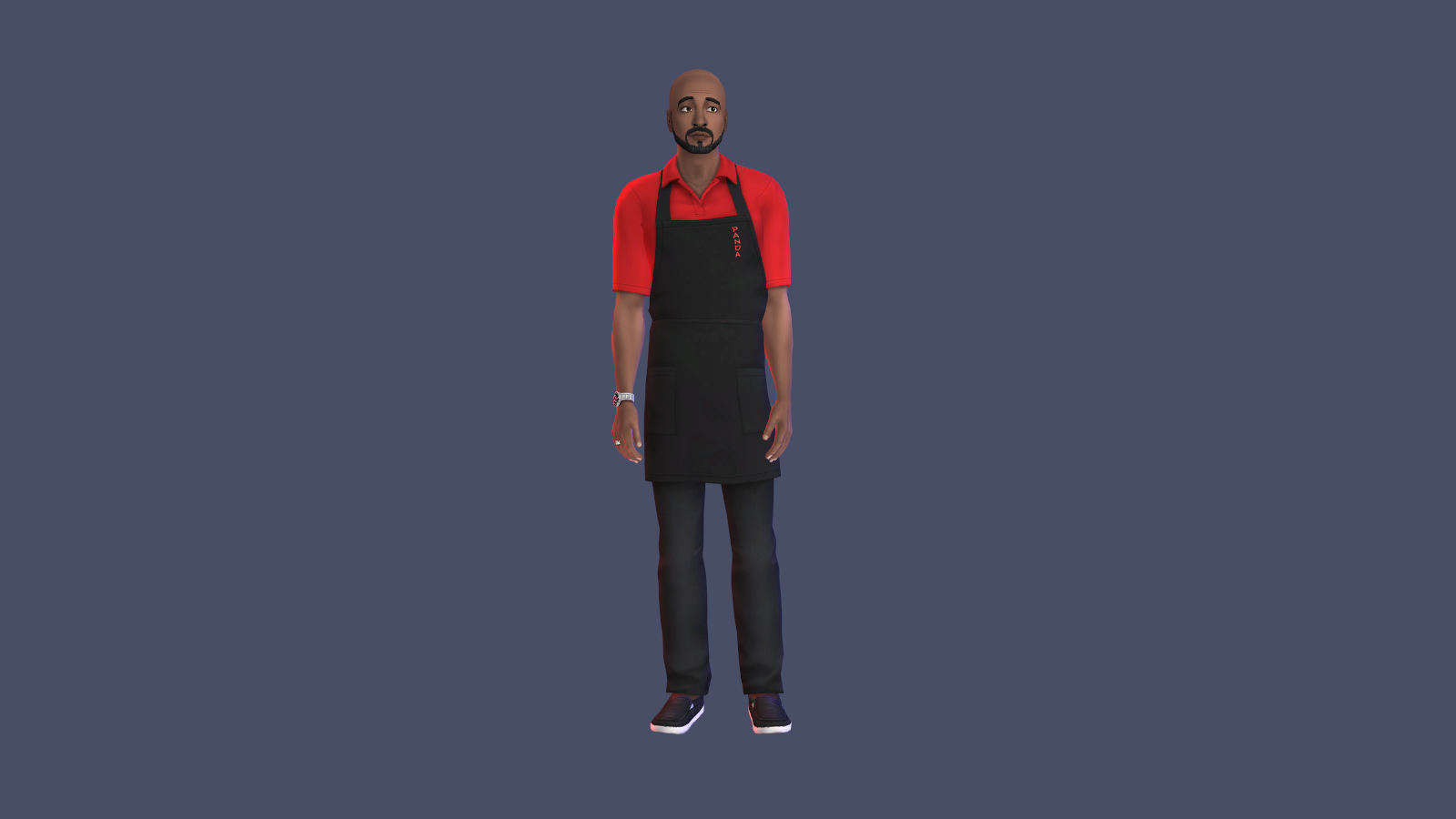 Mod The Sims - Panda Express Uniform + Hat