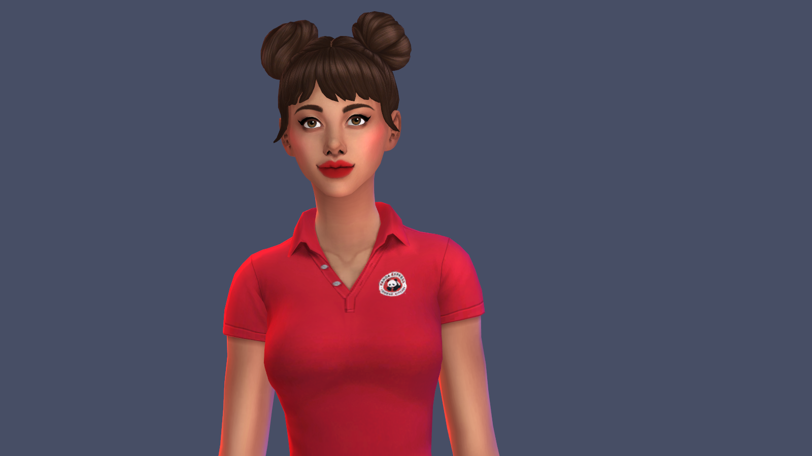 Mod The Sims - Panda Express Uniform + Hat