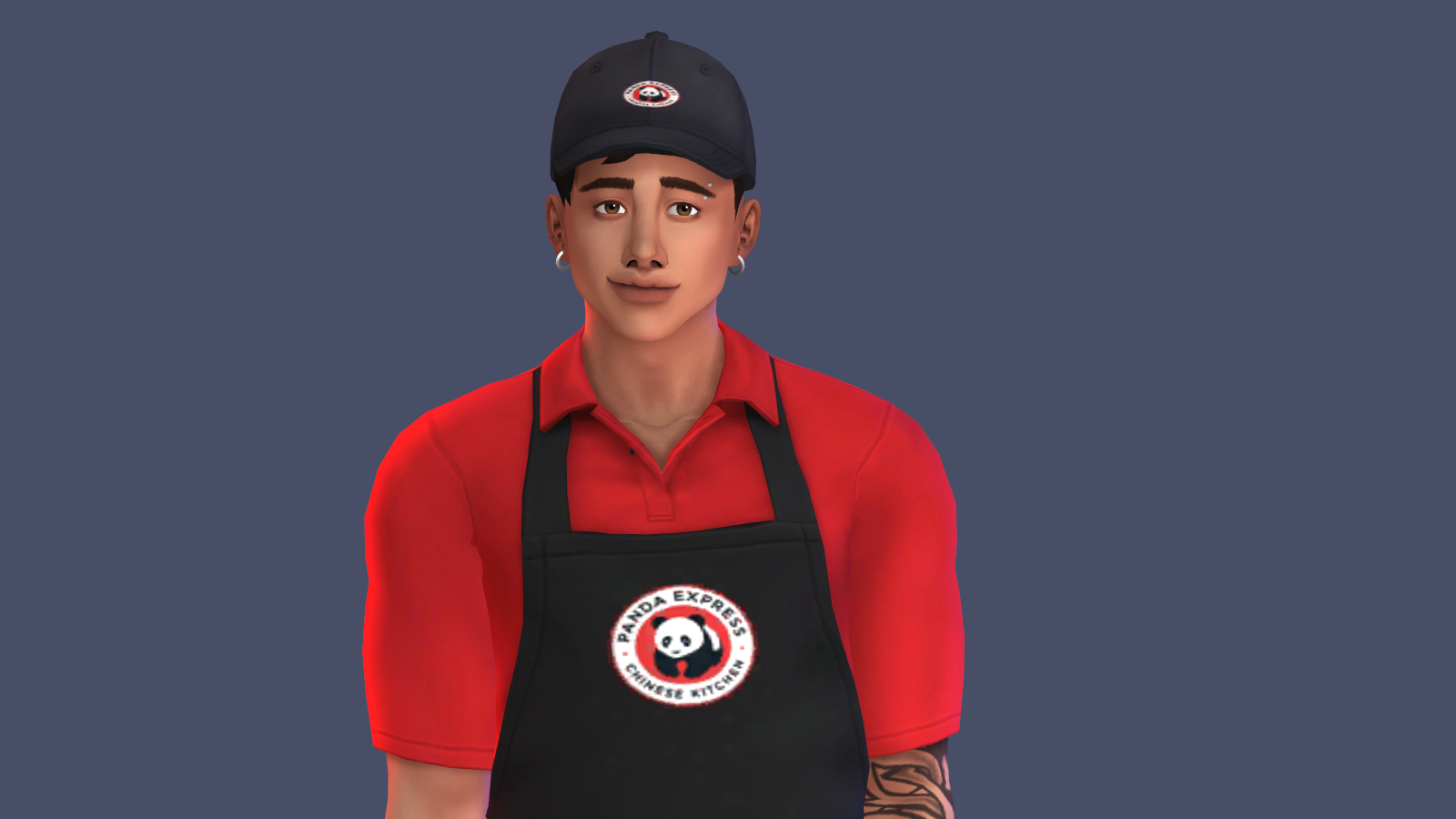 Mod The Sims - Panda Express Uniform + Hat