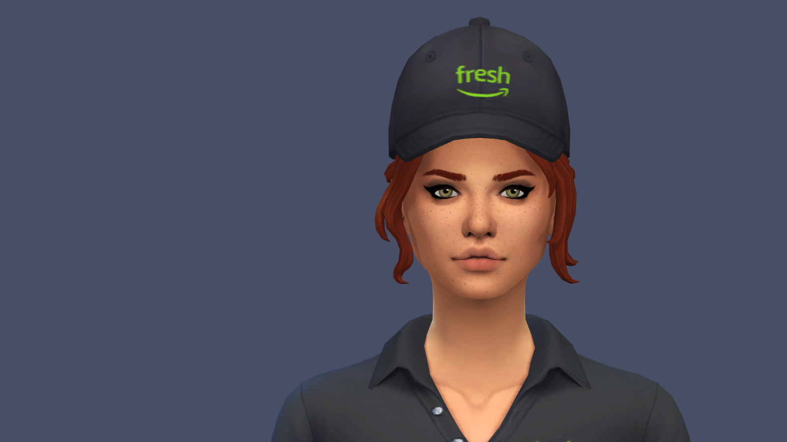 Mod The Sims - Amazon Fresh Uniform + Hat