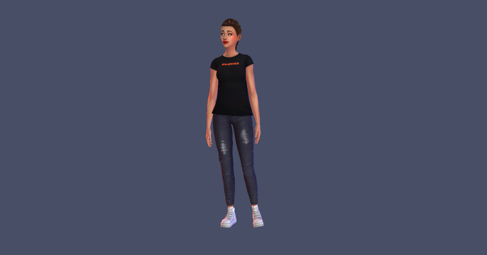 Mod The Sims - Hooters Unform + CAP