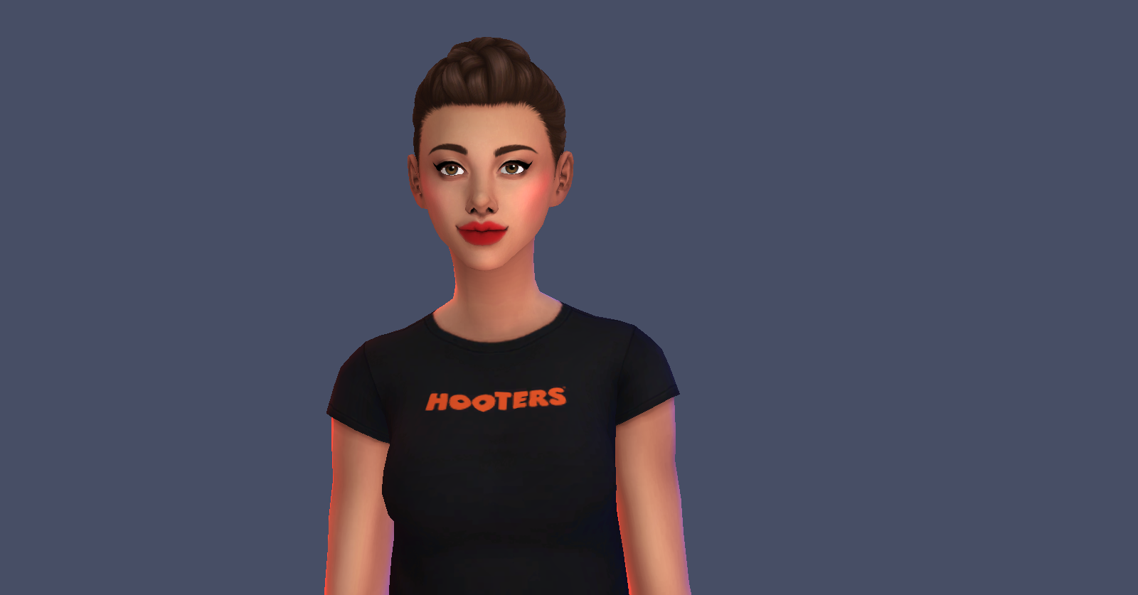 Mod The Sims - Hooters Unform + CAP