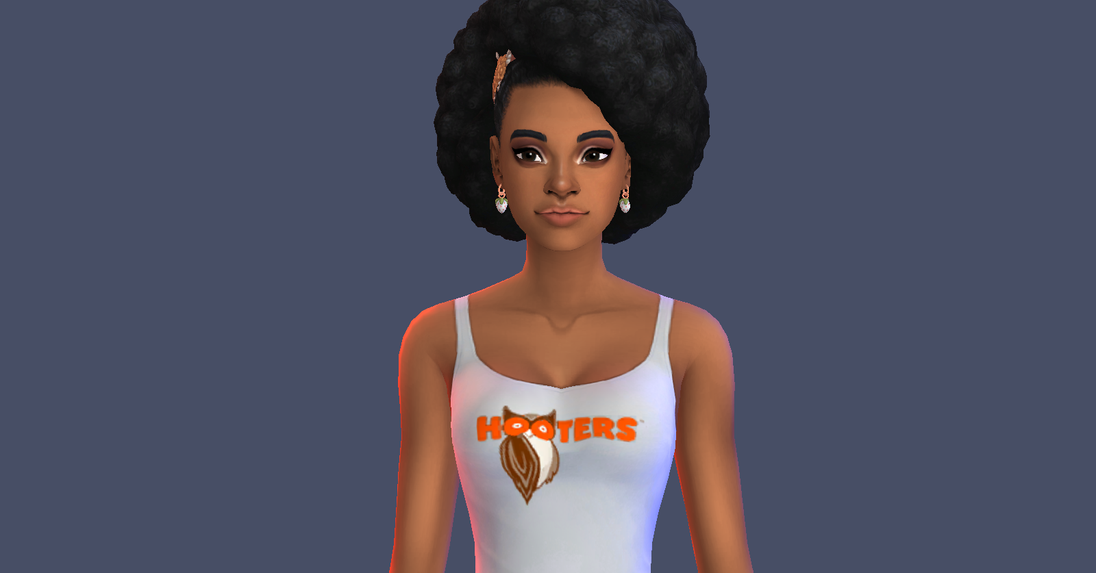Mod The Sims - Hooters Unform + CAP