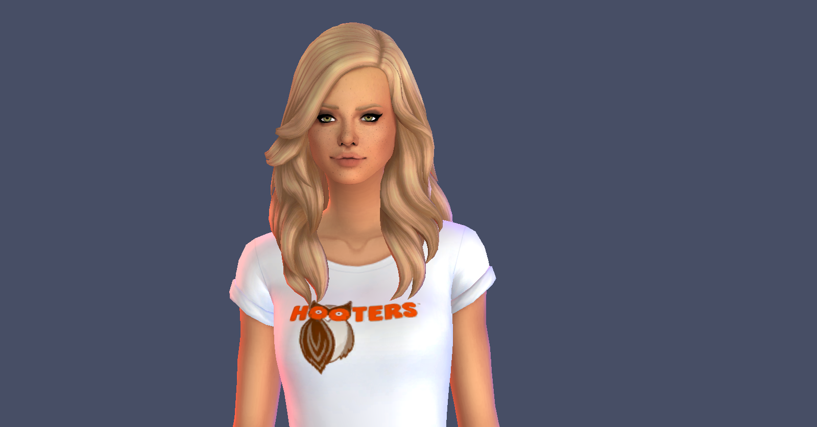 Mod The Sims - Hooters Unform + CAP
